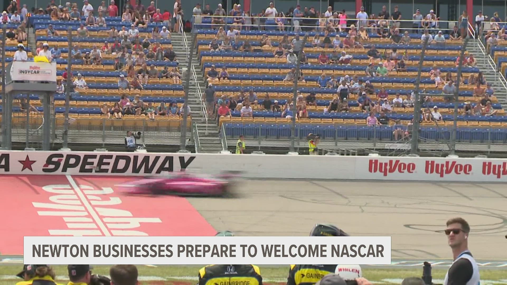 Blaney wins inaugural NASCAR Cup Series race at Iowa Speedway | wqad.com