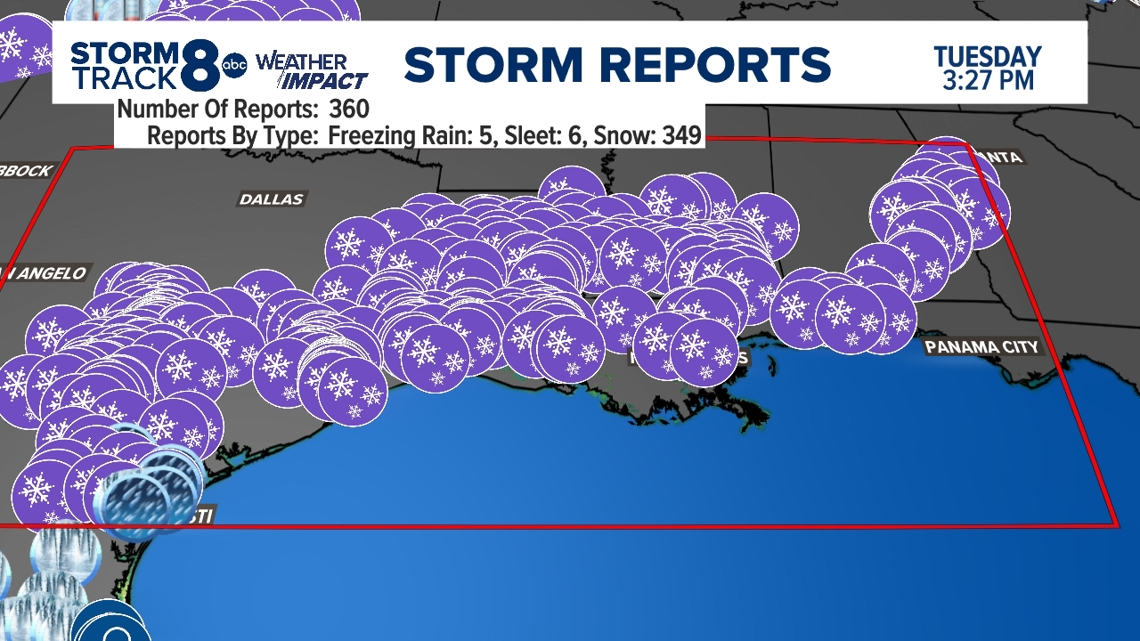 Breaking down the historic winter system impacting the Gulf Coast from ...