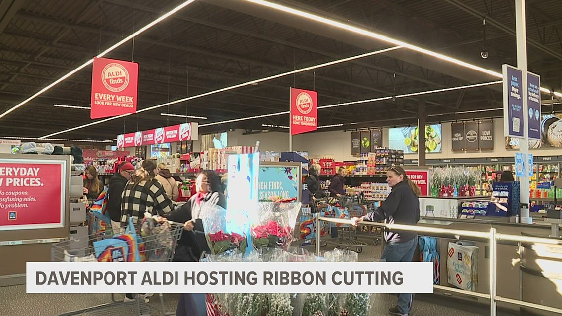 New ALDI grocery store opens in west Davenport | wqad.com