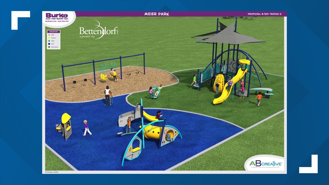 New playground at Meier Park in Bettendorf opens Friday | wqad.com