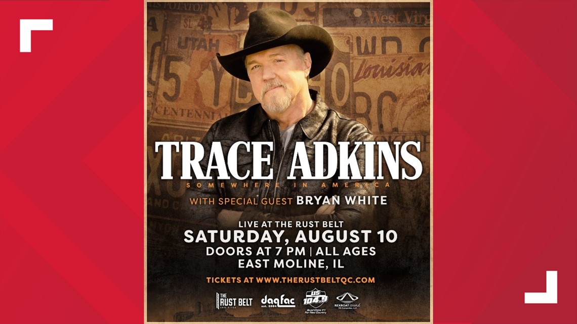 Trace Adkins brings his 'Somewhere in America' tour to the QC | wqad.com