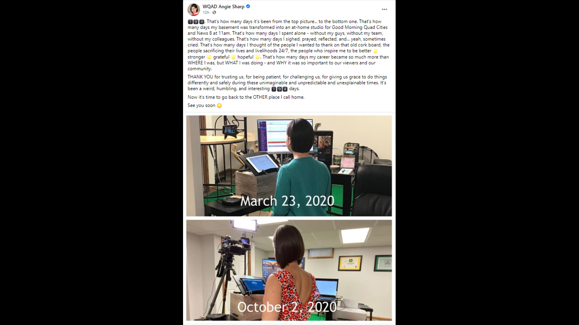 News 8 anchors return to studio after working from home for 6 months ...