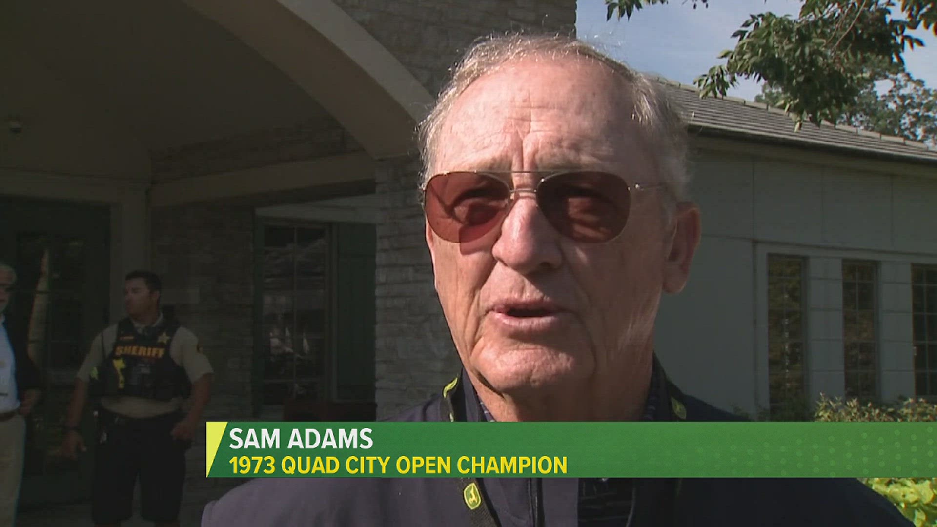 Sam Adams, the 1973 Quad City Open Champion, returns to hit a ...