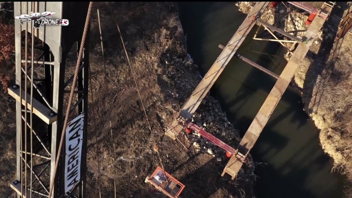 Iowa community rebuilding historic bridge destroyed by arson | wqad.com