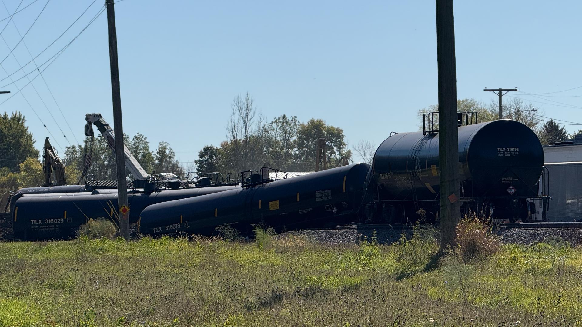 Evacuation order lifted following train derailment in Nora, Illinois ...