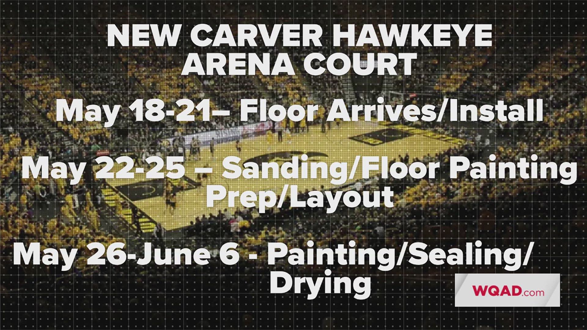 University of Iowa purchases NCAA Elite Eight court for Carver-Hawkeye ...