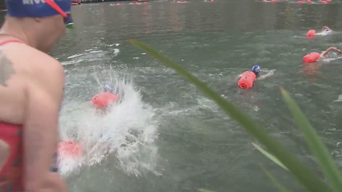 Chicago River holds competitive swimming for first time in nearly a ...