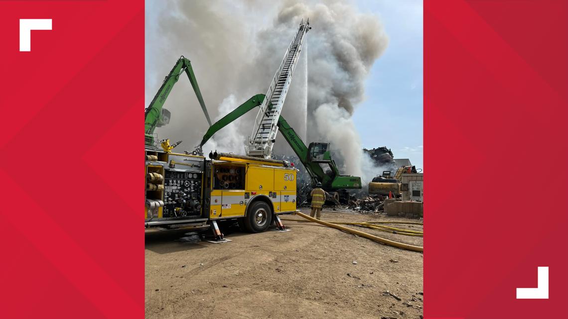 Cimco Recycling fire on Saturday takes hours to extinguish | wqad.com