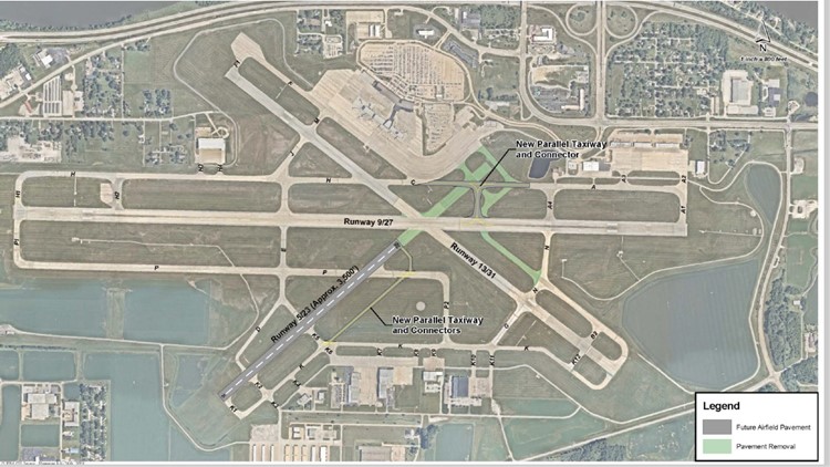 Construction begins on Quad Cities International Airport airfield ...