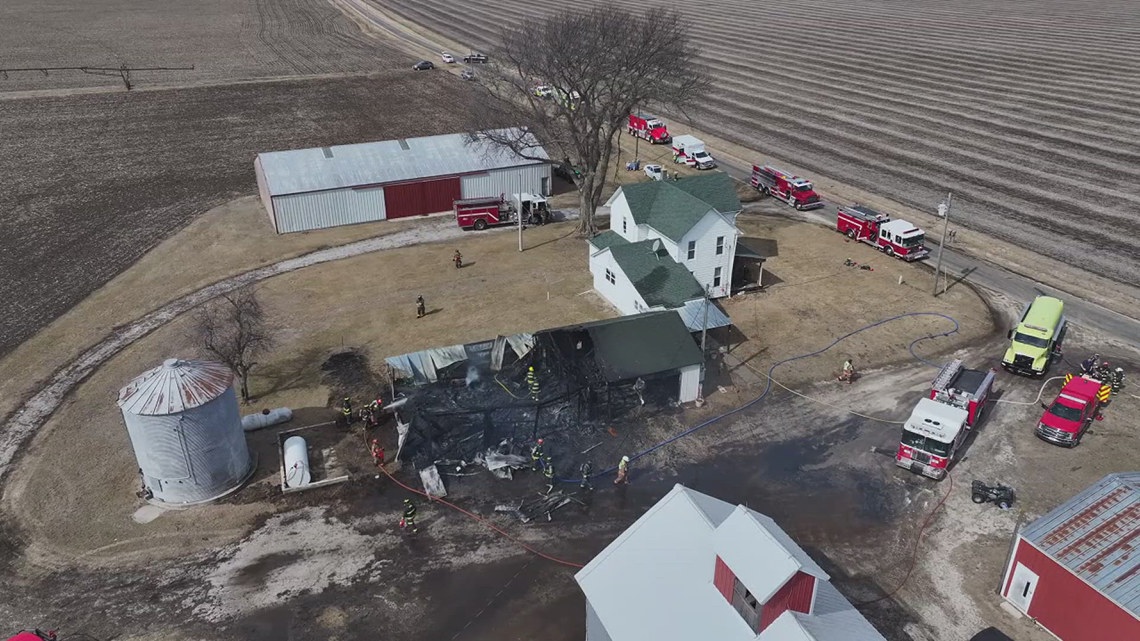 Shed destroyed by fire in Prophetstown | wqad.com