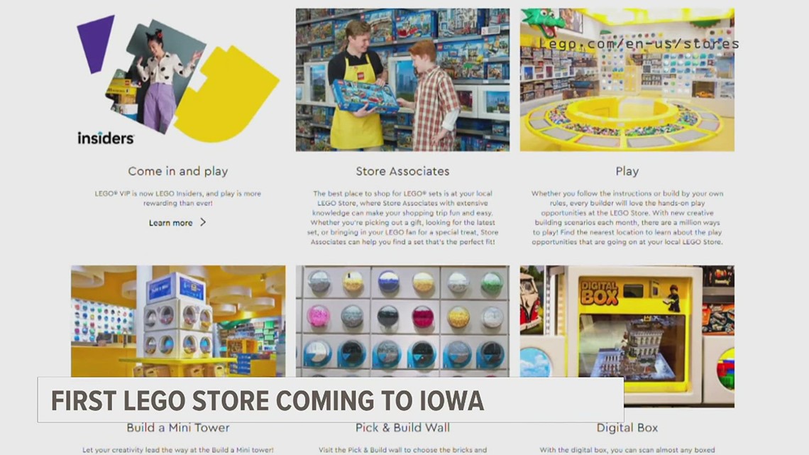 Lego opening new storefront in Des Moines, becoming one of 16 stores in ...