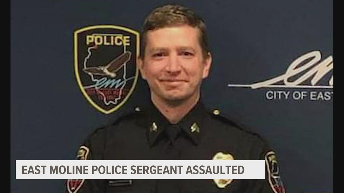 East Moline police sergeant in critical condition after being assaulted ...