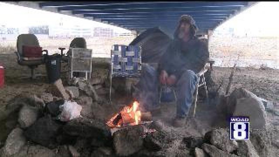 Iowa homeless group fights for right to stay in their camp | wqad.com