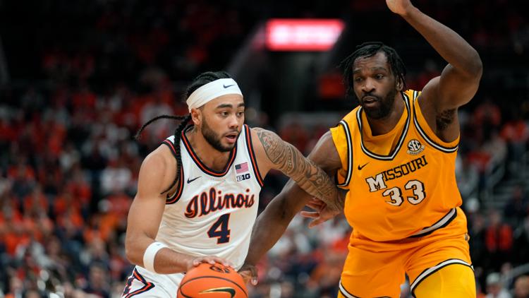 Illinois basketball score store