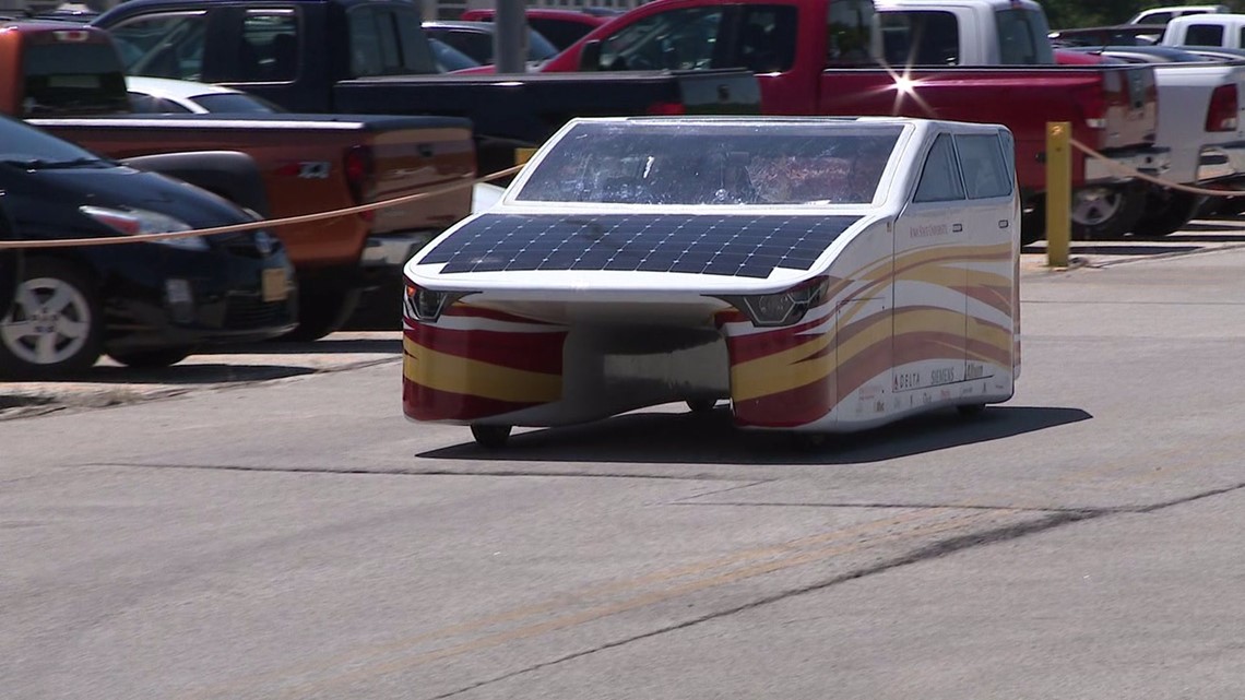 Iowa State students show off world’s first solar utility vehicle | wqad.com