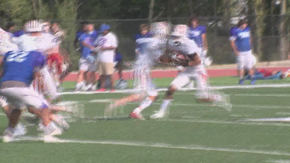 Assumption holds scrimmage on their new football field | wqad.com