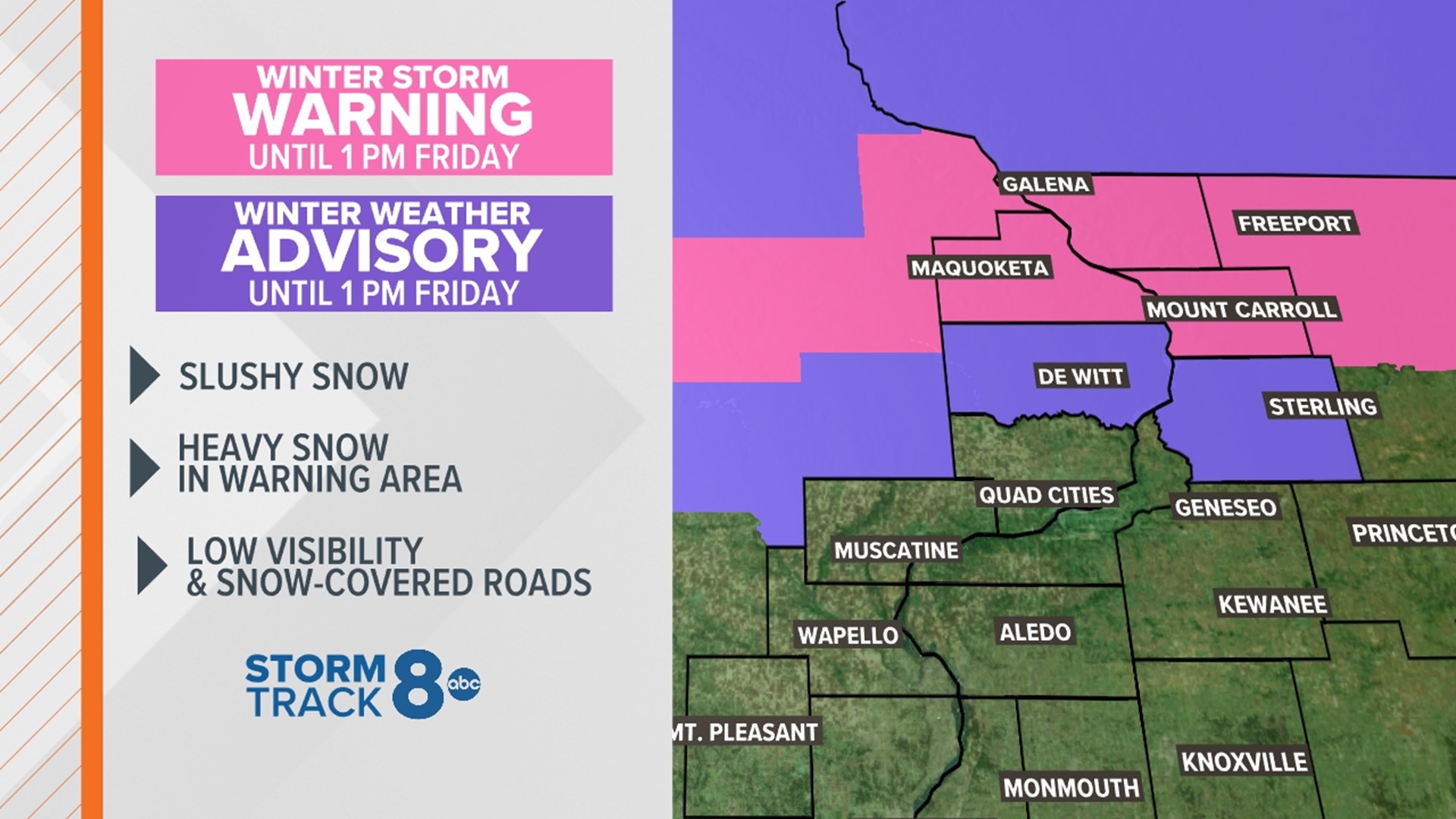 Winter Storm Warning issued Friday for Iowa, Illinois | wqad.com