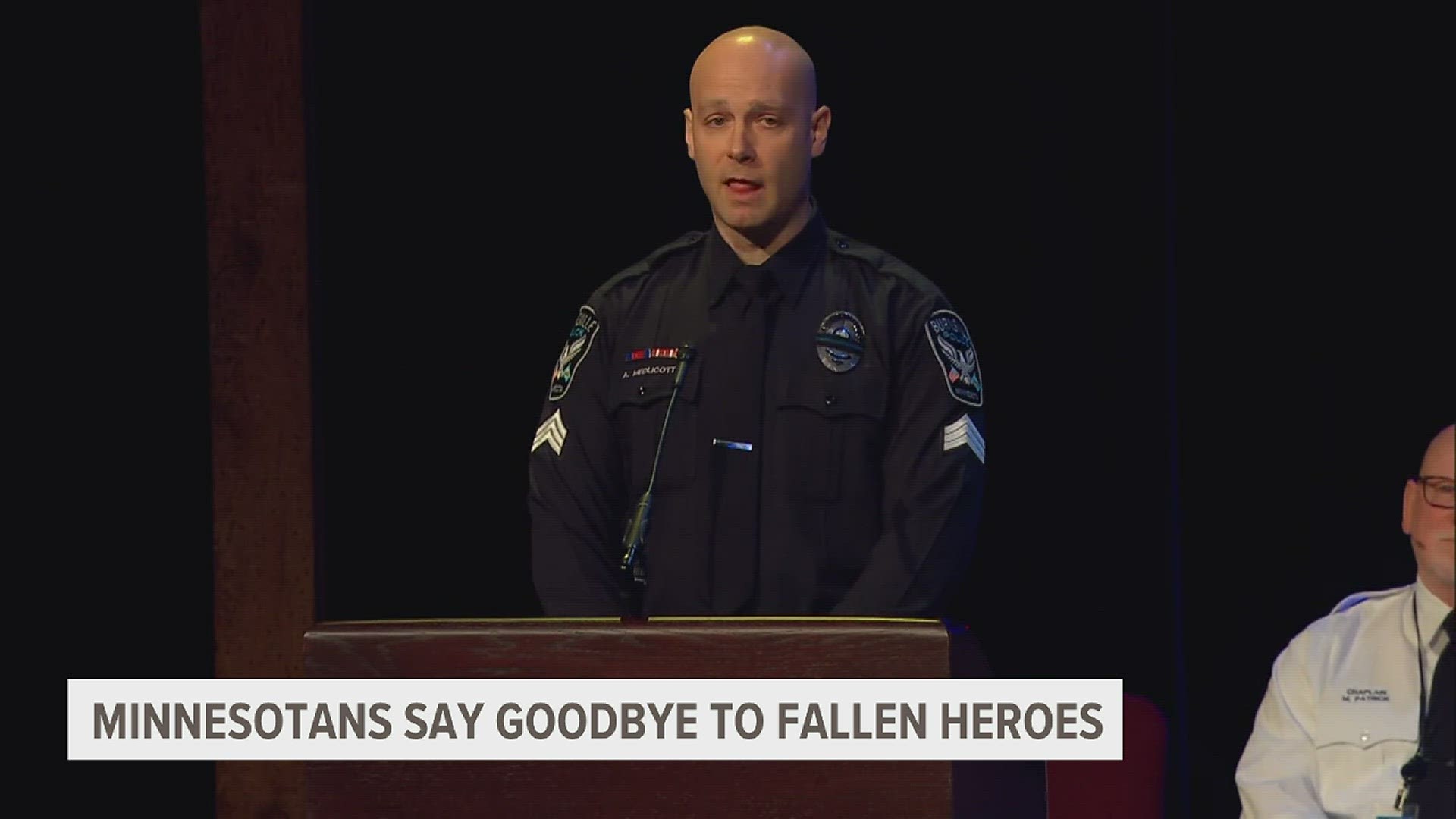 Procession honors fallen Burnsville emergency responders | wqad.com