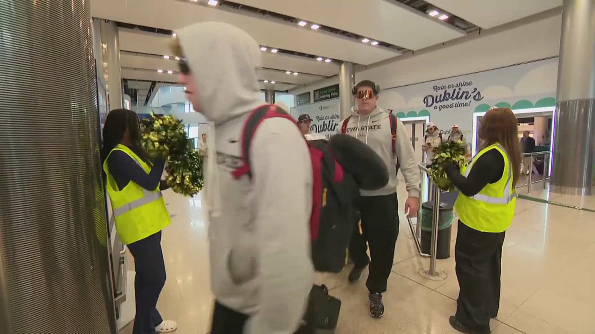 Iowa State Cyclones touch down in Ireland ahead of season opener ...