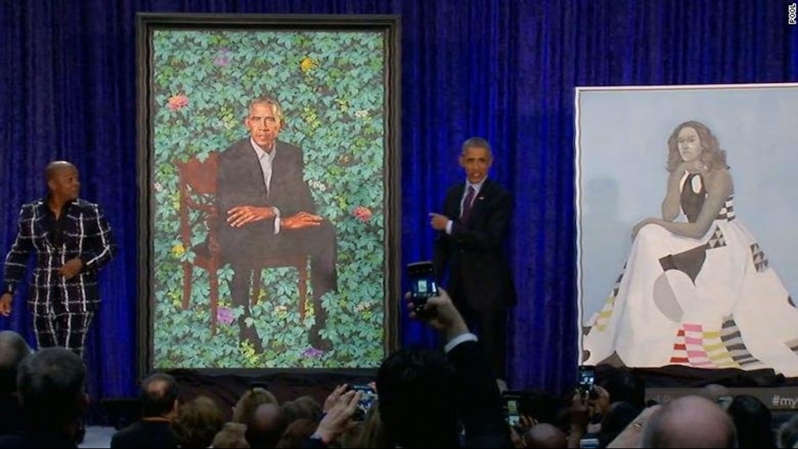 Obamas’ official portraits unveiled | wqad.com
