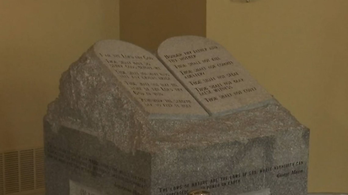 Ten Commandments monument returns to Montgomery after 17 years | wqad.com
