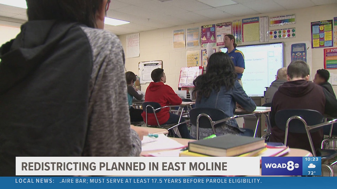 Elementary school redistricting planned in East Moline | wqad.com