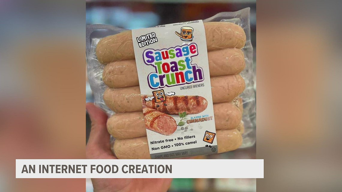 Cereal-flavored sausage? Recent fake internet food creation Sausage ...