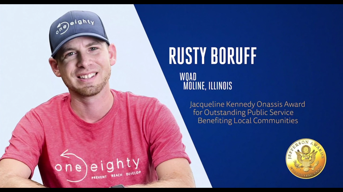 NATIONAL HONOR: Rusty Boruff, of One Eighty, Wins National Award | wqad.com
