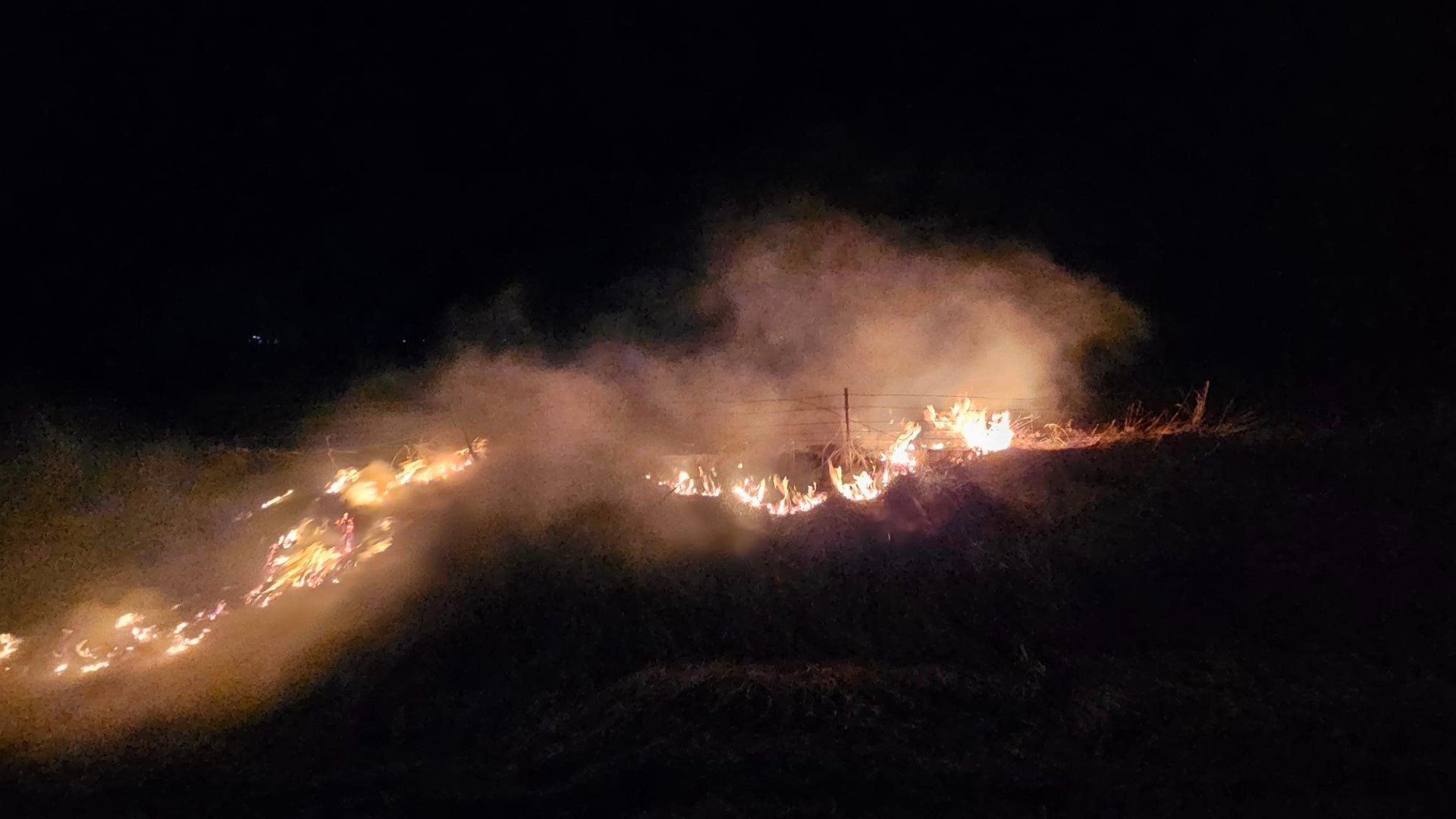 Ditch fire in Louisa County caused by raccoon | wqad.com