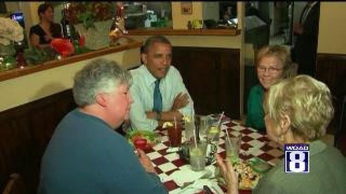 President Obama eats downtown | wqad.com