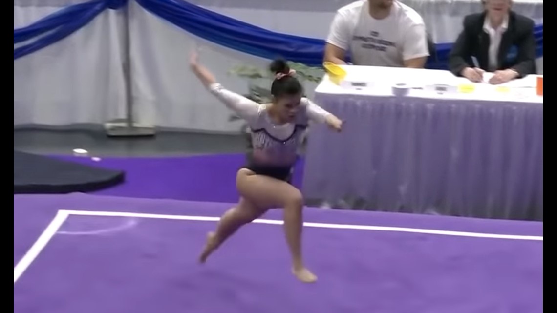 Auburn University gymnast breaks both legs while performing in ...