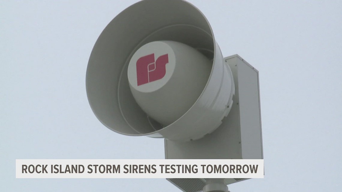 Rock Island replacing 4 old storm warning sirens this week | wqad.com