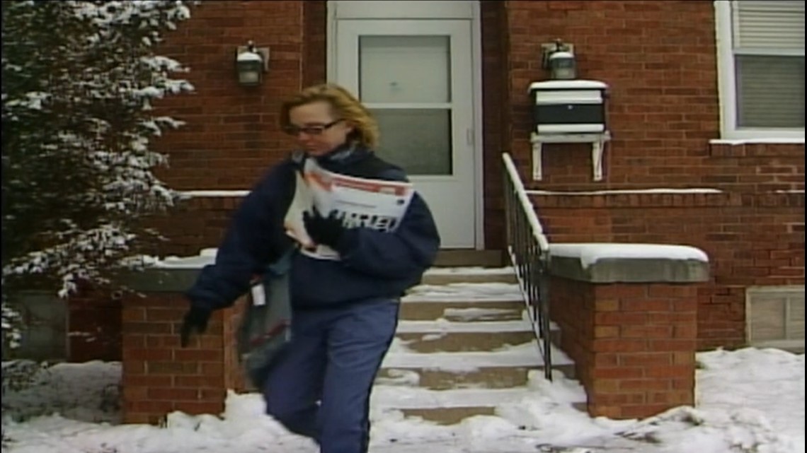 WQAD Throwback: USPS carrier finishes her rounds before blizzard begins ...