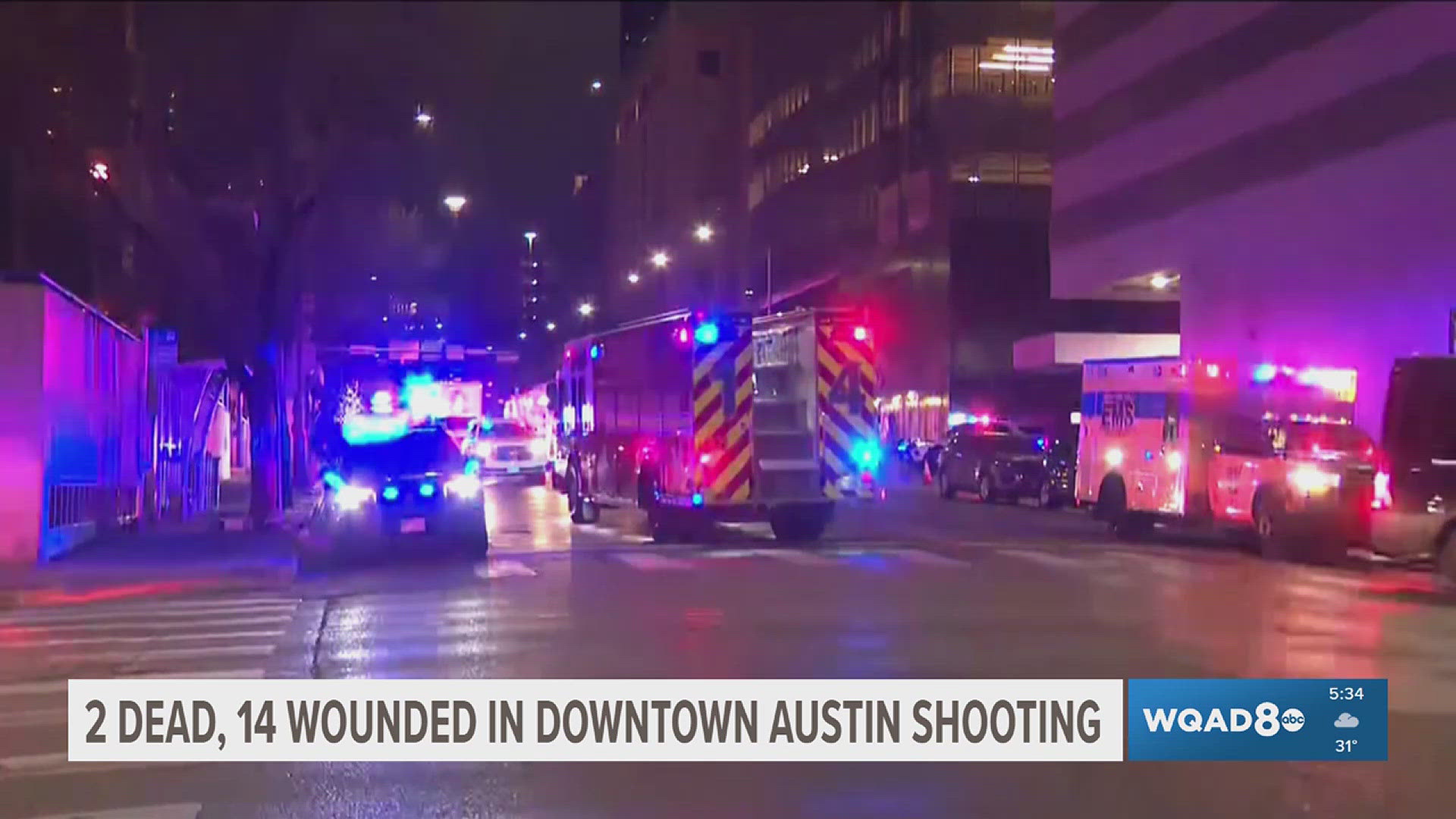 2 Dead 14 Injured In Downtown Austin Shooting Suspect Killed By