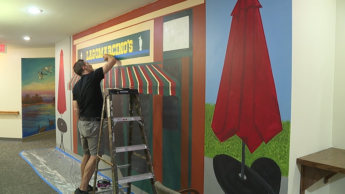 East Moline senior living using murals to spark memories | wqad.com