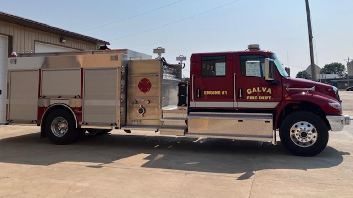 Community donations help Galva replace aging fire engine | wqad.com