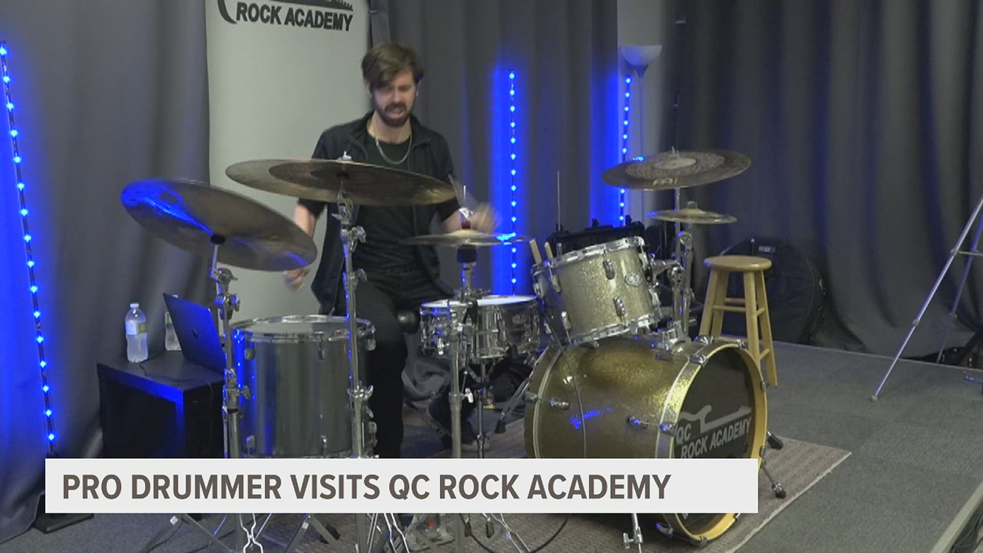 Pro drummer visits QC Rock Academy | wqad.com
