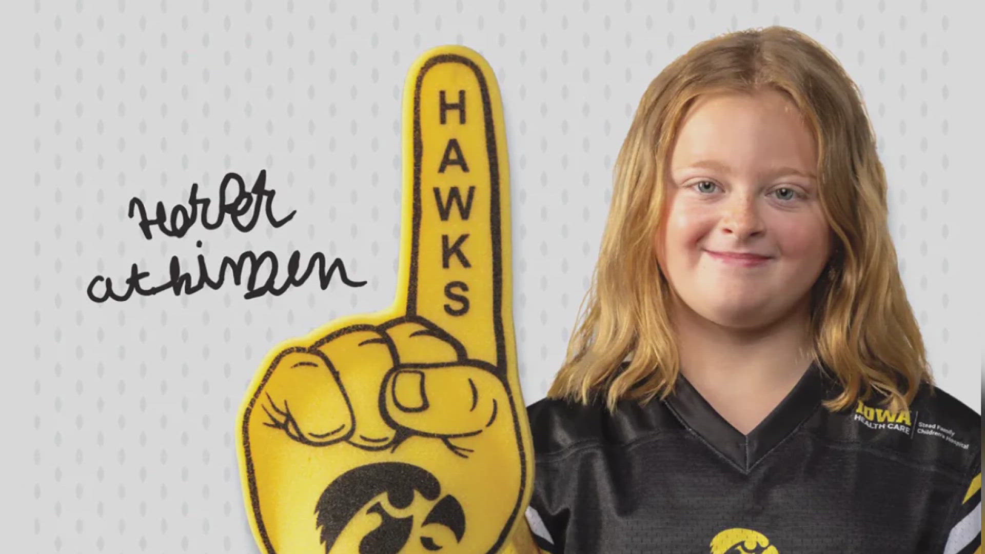 Wapello's Harper Atkinson named Iowa Kid Captain | wqad.com