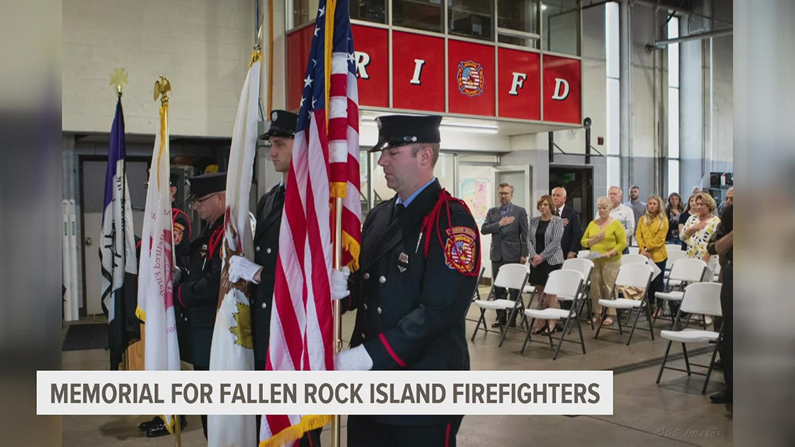 Rock Island Fire Department holds annual memorial service | wqad.com