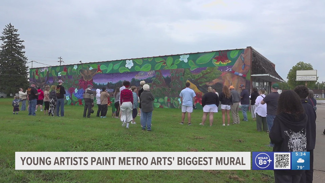Quad City Arts' Metro Art Program unveils its largest mural ever | wqad.com