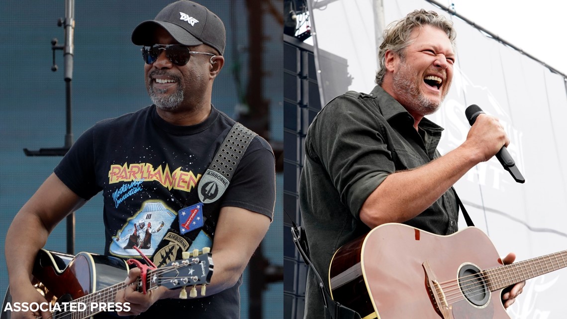 Blake Shelton, Darius Rucker performing at John Deere Classic | wqad.com