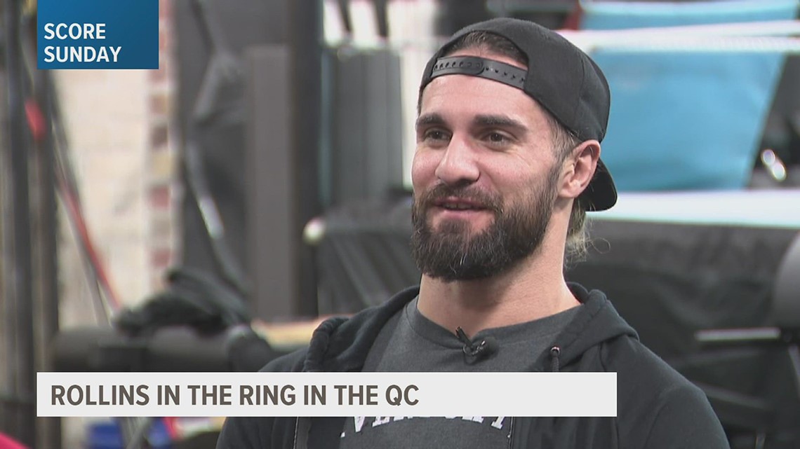 Professional wrestler Seth Rollins talks about wrestling in front of ...