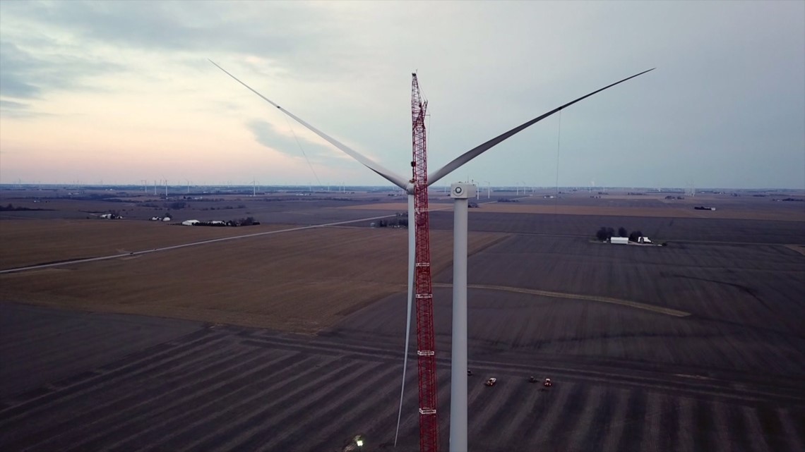 Wind farm Phase 3 well underway in Henry County | wqad.com