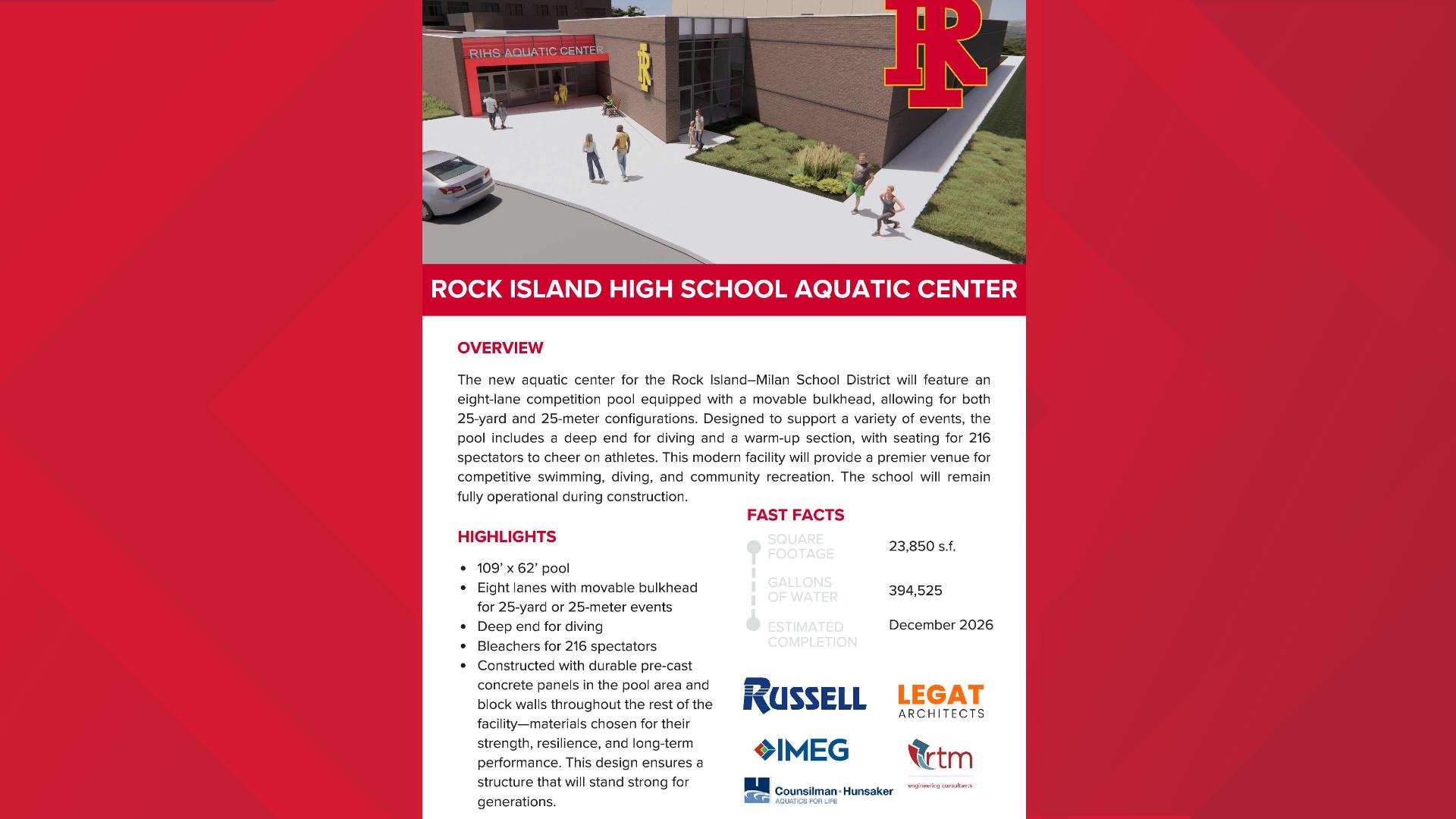 Rock Island High School groundbreaking for new aquatic center Sept. 15 ...