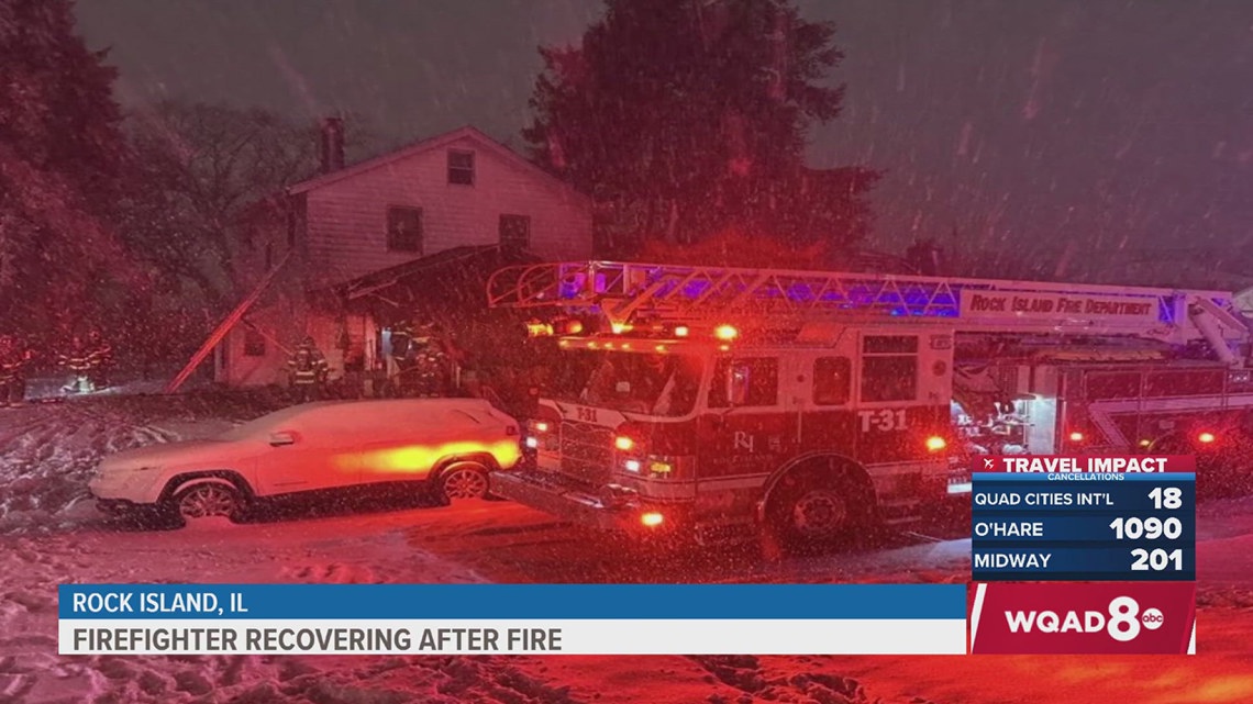 Rock Island crews contain early-morning house fire amid heavy snowfall ...