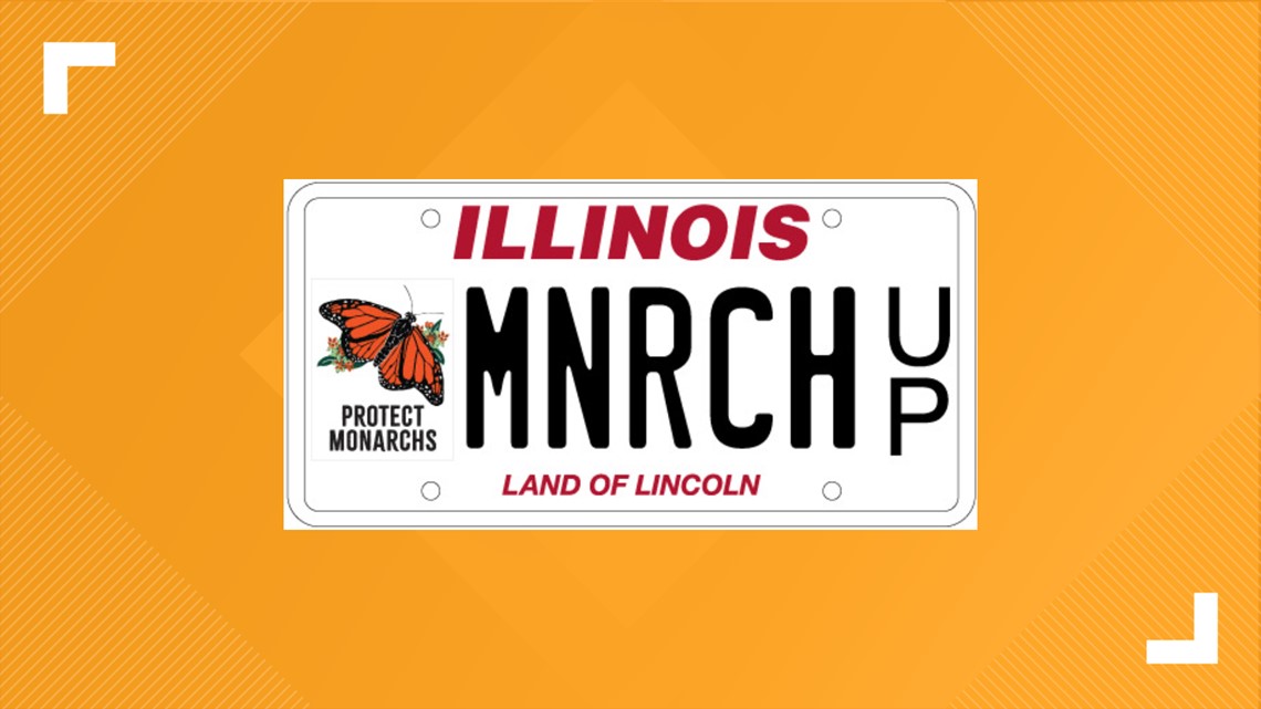 Monarch butterfly license plates available in Illinois | wqad.com