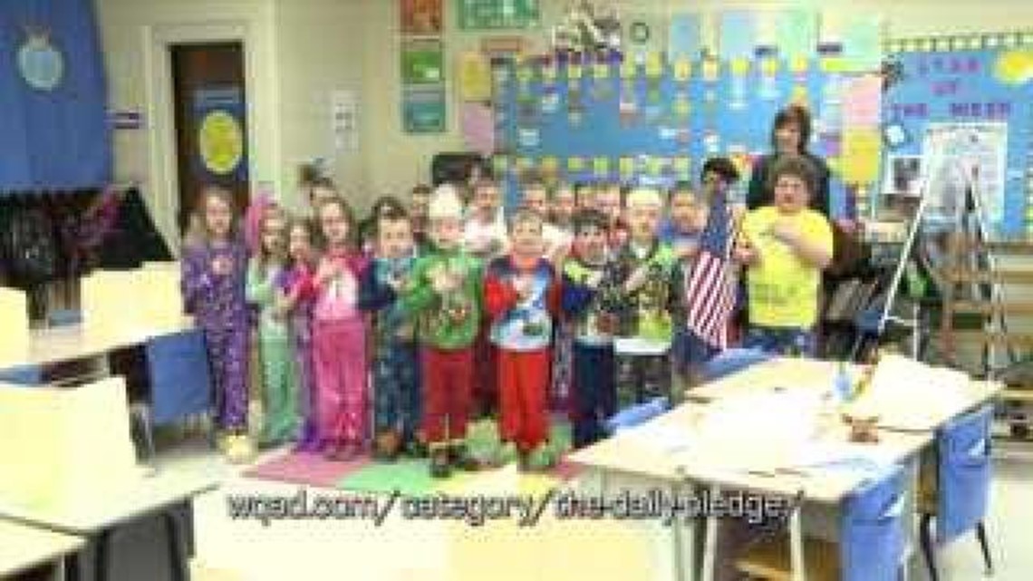 The Pledge from Mrs. Riddle’s class at Apollo Elementary School | wqad.com