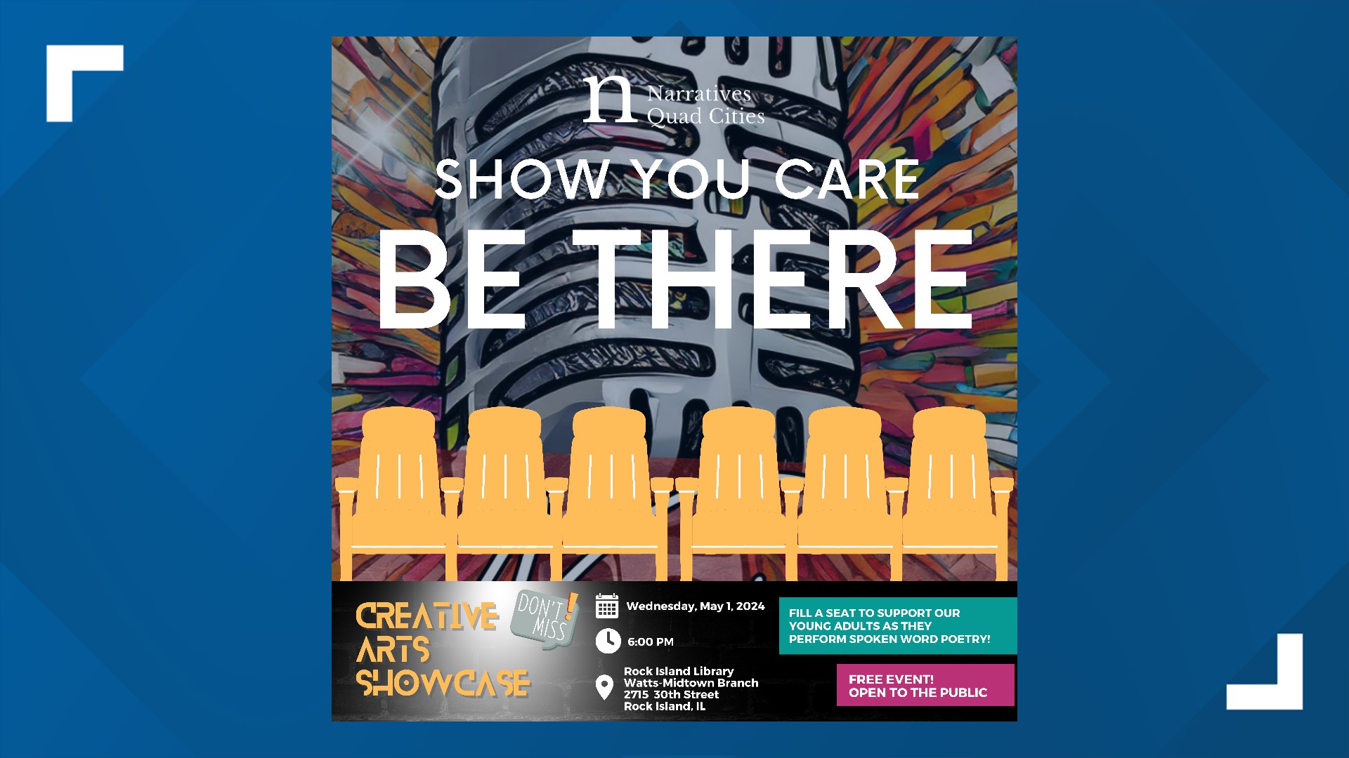 Narratives QC hosting spoken word, poetry event | wqad.com