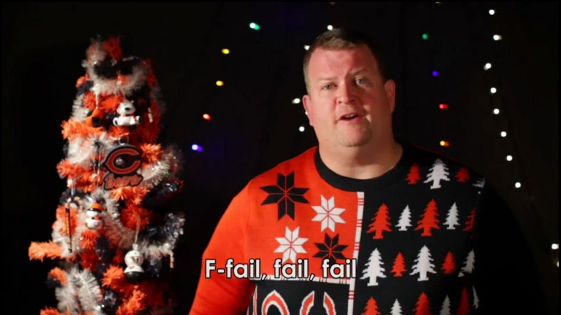 Viral Video: Bears fan sets his frustration to holiday music | wqad.com