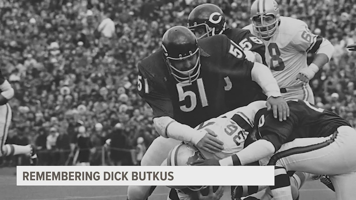State of Illinois remembering football hall of famer Dick Butkus | wqad.com